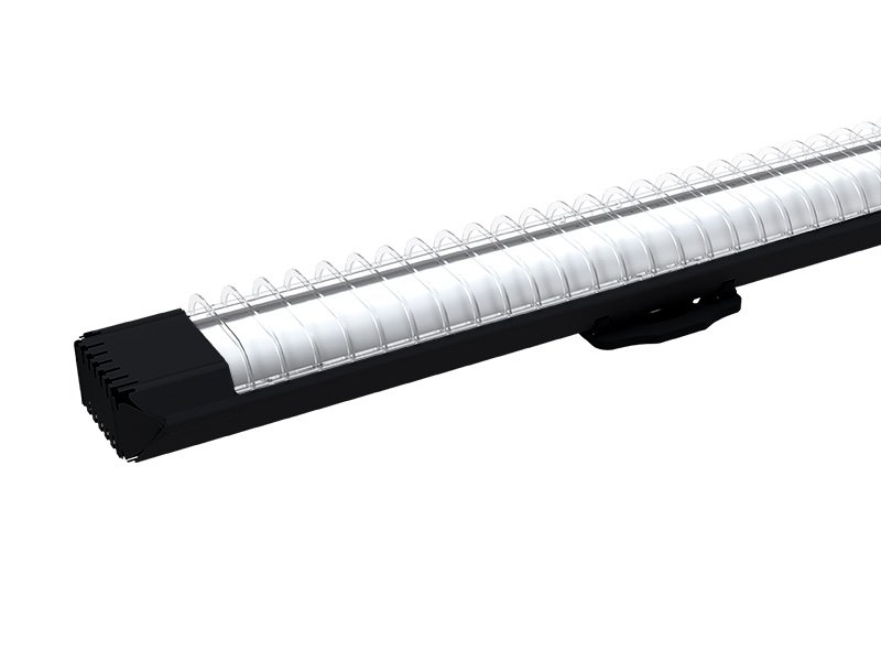 CALHA LUMIFÁCIL LED 2X16/18/20W C/ALETA PRETA - Taschibra