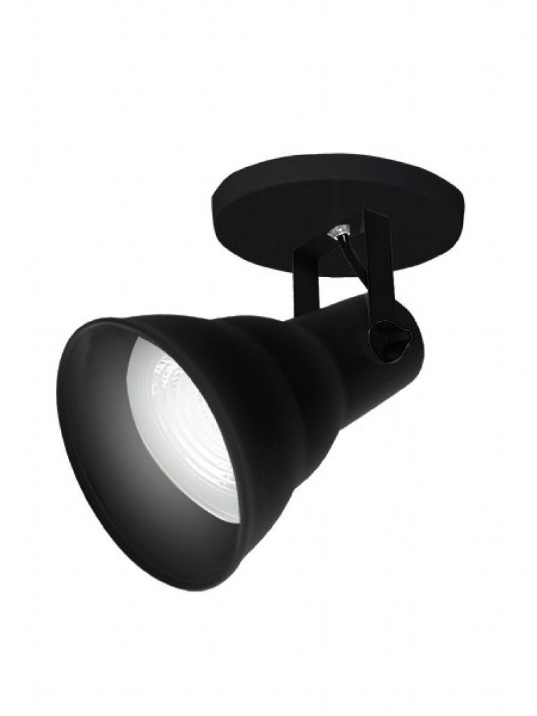 SPOT TASCHIBRA CIRCULAR HOL 1XE27 PAR30 PRETO F. - Taschibra