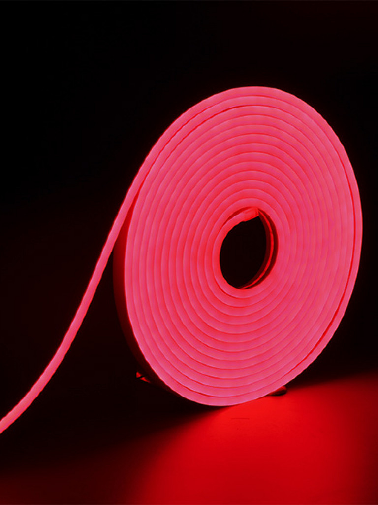 FITA LED NEON FLEX 8W 120 LEDS/M 25M 12V IP65 - Taschibra