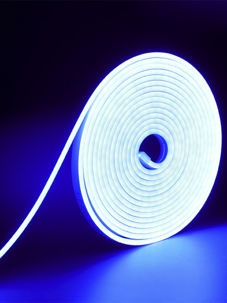 FITA LED NEON FLEX 8W 120 LEDS/M 5 METROS 12V COM FONTE AUTOVOLT ...